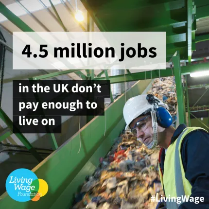 Largest annual rise in scale of low pay on record means 4.5m UK workers ...